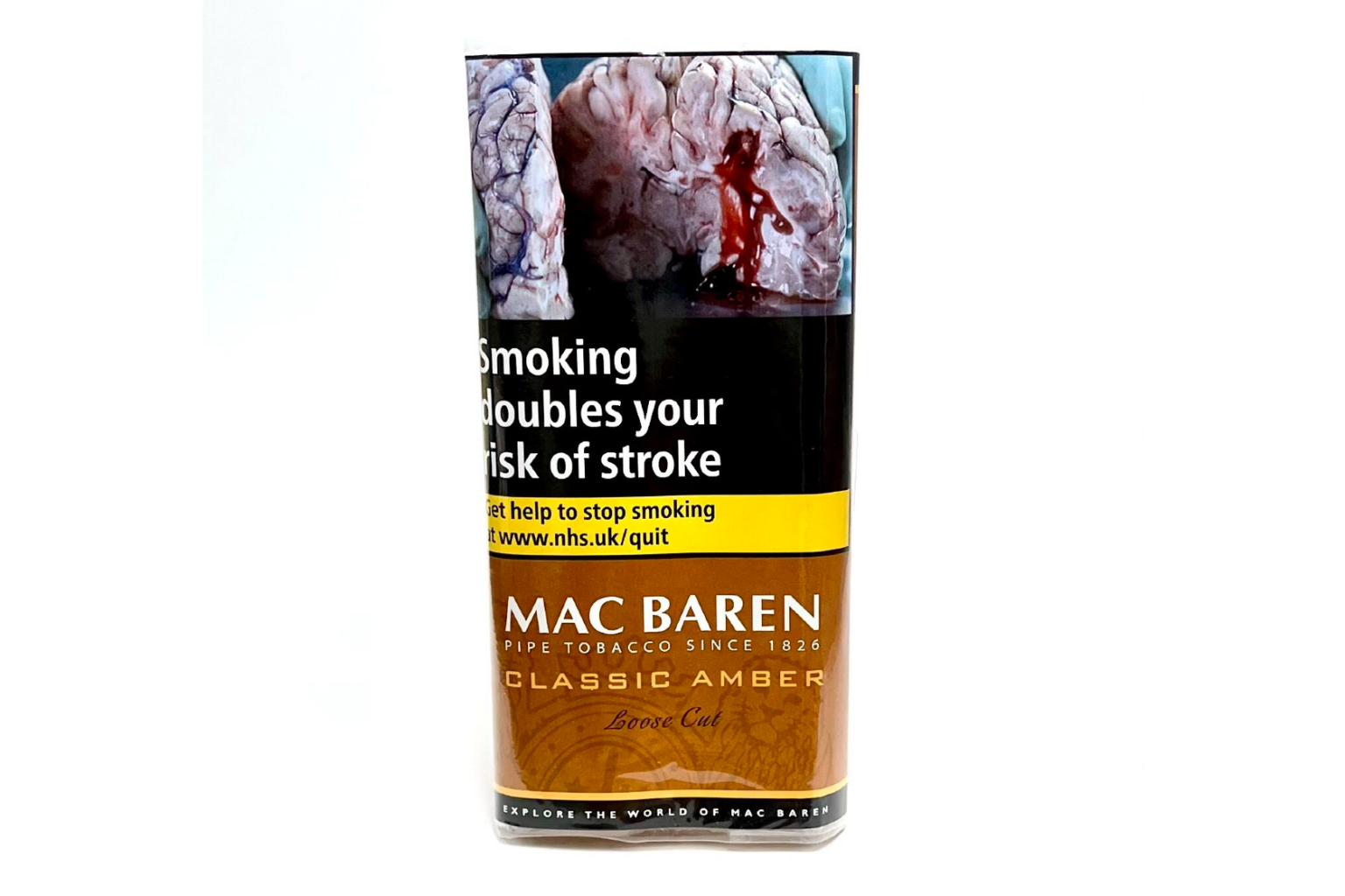 Mac Baren Classic Amber Pipe Tobacco 40g | Tobacco Specialists